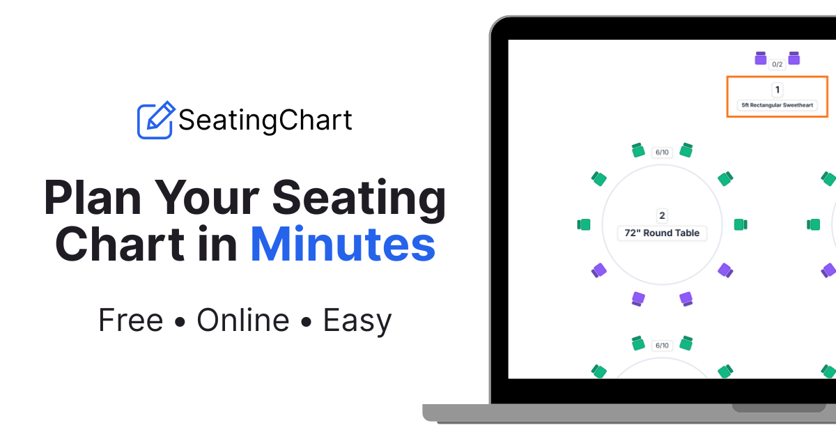Seating Chart Creator – Free Online Seat Planner for Weddings & Events
